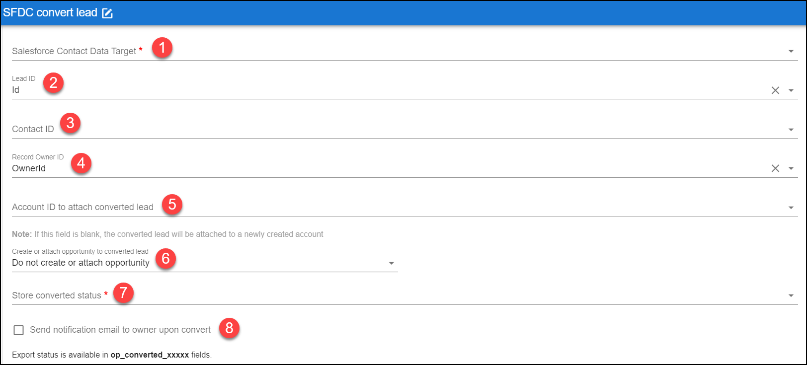 SFDC Convert Leads – Help Center