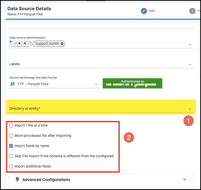 How to Create a Data Source for data on an sFTP Parquet File – Help Center